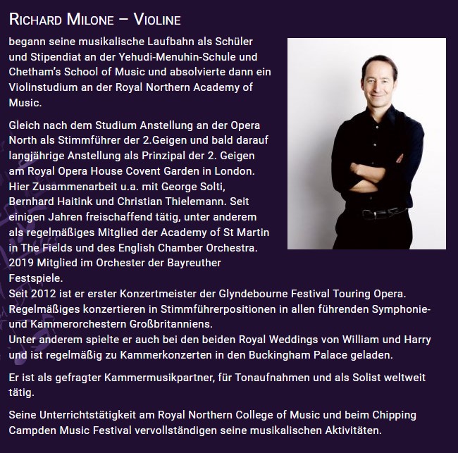 Die Solisten - Collegia Musica Chiemgau - Top Musiker